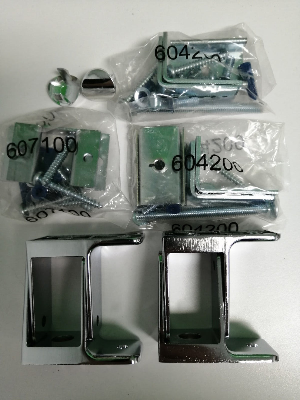 Toilet Partition Hardware - Hadrian - Chrome – Archex CA